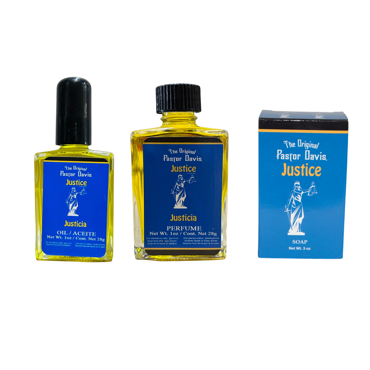 The Original Pastor Davis Justice Set - Perfume Oil & Soap – New Age Guru